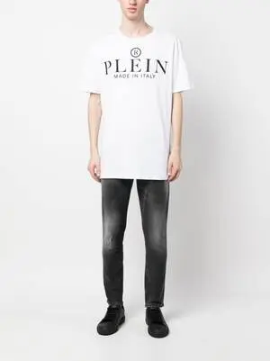 Philipp Plein Logo-print Cotton T-shirt - White