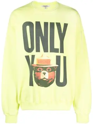 PHIPPS Graphic-print Organic Cotton Jumper