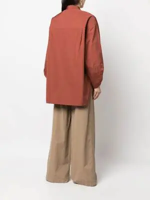 Studio Nicholson Cotton Long-sleeve Shirt - Brown