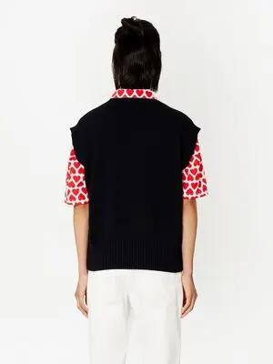 AMI Paris De Coeur V-neck Vest