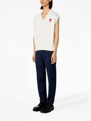 AMI Paris De Coeur V-neck Vest