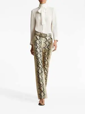 Khaite Tash Scarf-detail Blouse