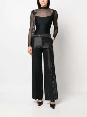 ATU BODY COUTURE Semi-sheer Bodysuit - Black