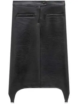 COURREGES High-waisted Vinyl Skirt