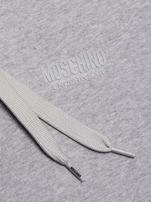 Moschino Hooded Logo-tape Minidress
