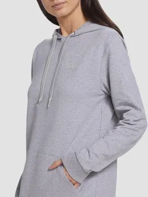 Moschino Hooded Logo-tape Minidress
