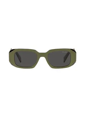 Prada 49mm Square Sunglasses - Green