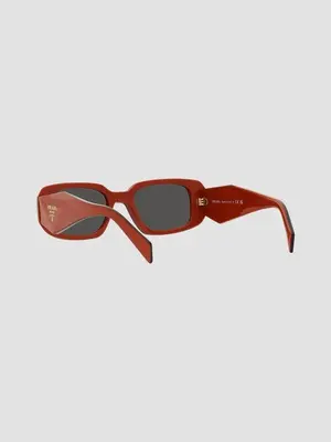 Prada 49mm Square Sunglasses - Orange