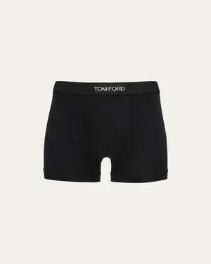 TOM FORD Cotton-modal Boxer Briefs Black