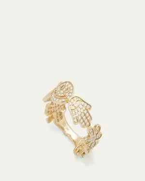 SYDNEY EVAN 14k Yellow Gold And Diamond Ring