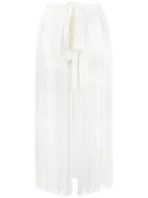 FORTE_FORTE Draped Pareo Belt - White