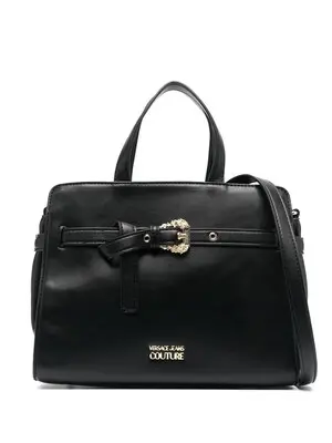 Versace Logo-plaque Tote Bag