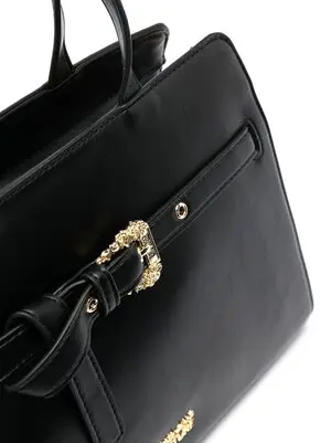 Versace Logo-plaque Tote Bag
