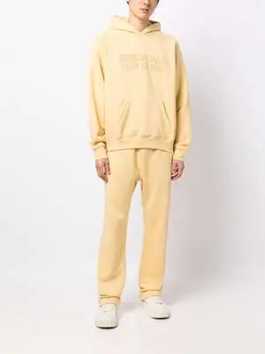 Fear Of God Essentials Logo-print Hoodie - Yellow