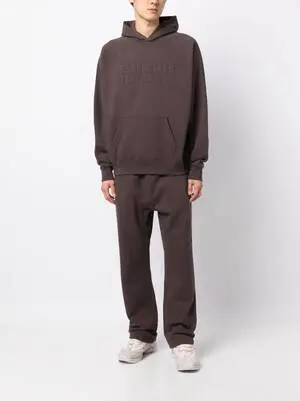 Fear Of God Essentials Logo-print Hoodie - Brown