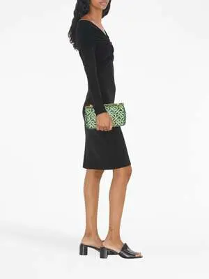 Burberry Gathered-detail Off-shoulder Midi Dress