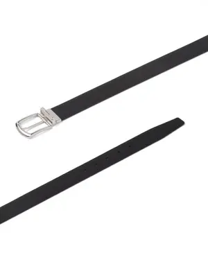 Prada Reversible Saffiano Leather Belt - Black