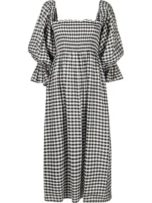 Sleeper - Atlanta Gingham Midi Dress