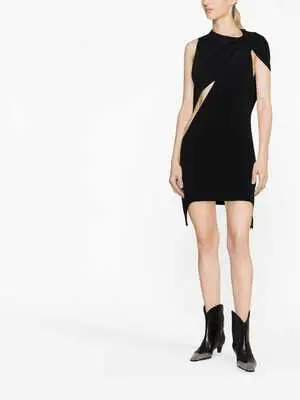 COURREGES Heritage Crepe Twist Minidress