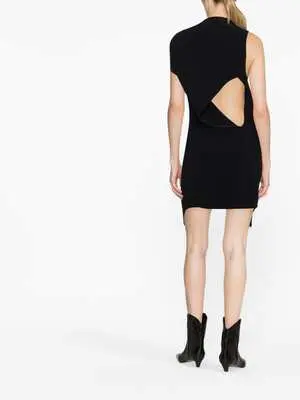 COURREGES Heritage Crepe Twist Minidress