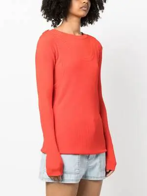 Marni Layered-effect Ribbed Knit Jumper