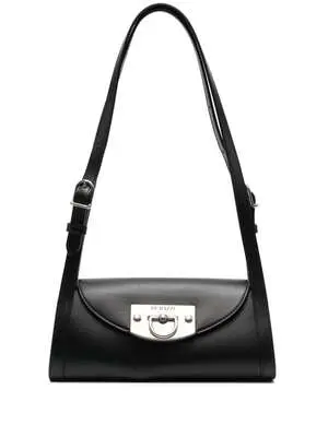 DURAZZI MILANO Flip-lock Leather Shoulder Bag