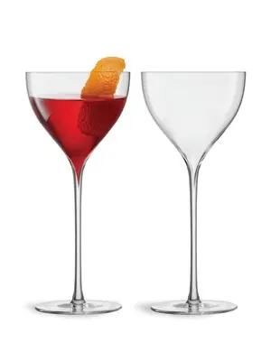 LSA INTERNATIONAL Savoy Nick & Nora Glass Set