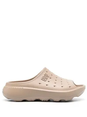 UGG Slide It Logo-embossed Sandals - Neutrals