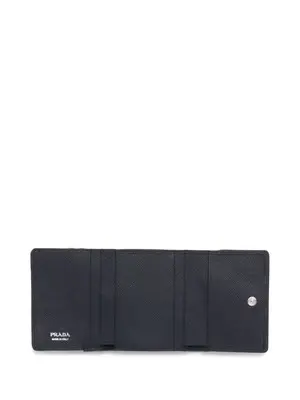 Prada Triangle Logo Leather Wallet