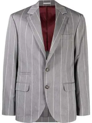 Brunello Cucinelli Striped Woven Blazer