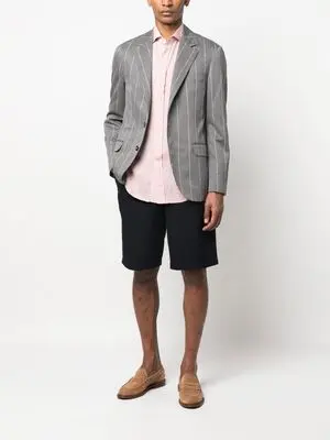 Brunello Cucinelli Striped Woven Blazer