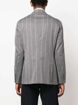 Brunello Cucinelli Striped Woven Blazer