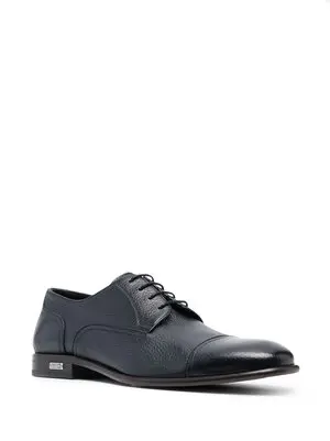 Casadei Anticato Leather Derby Shoes - Blue