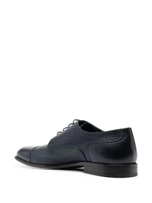 Casadei Anticato Leather Derby Shoes - Blue