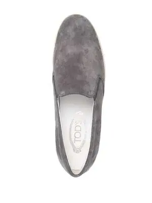 TOD'S Suede Slip-on Loafers