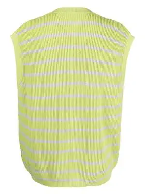 Emporio Armani Striped Knit Top