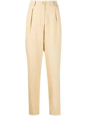 FORTE_FORTE High-waisted Linen Trousers