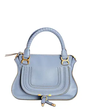 Chloé Marcie Medium Satchel Shady Cobalt/gold