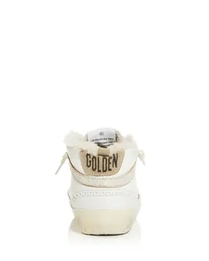GOLDEN GOOSE Mid Star Shearling Lined Mid Top Sneakers