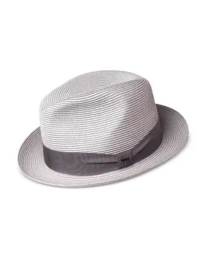 BAILEY Craig Braided Fedora - Flint Gray