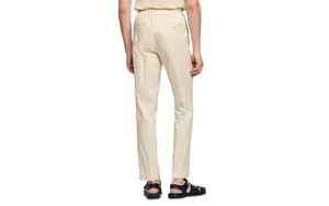Sandro Alpha Straight-leg Drawstring Trousers - Light Beige