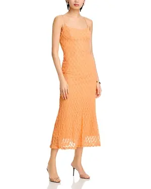 Orange Slip Dresses