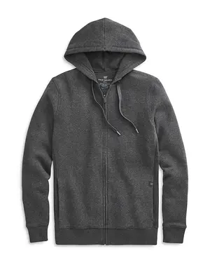 Mack Weldon Ace Micro Brushed French Terry Hoodie - Charcoal Heather