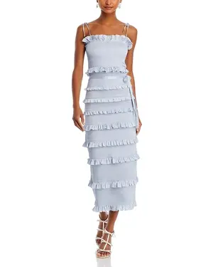 V. Chapman Ruffled Cocktail Dresses