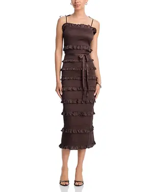 V. Chapman Floral Cocktail Dresses
