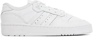 Adidas Originals By Alexander Wang Adidas Originals White Rivalry Low Sneakers - Ftwr White/ftwr Whit
