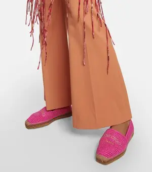 JIMMY CHOO Brie Flat Espadrilles - Pink