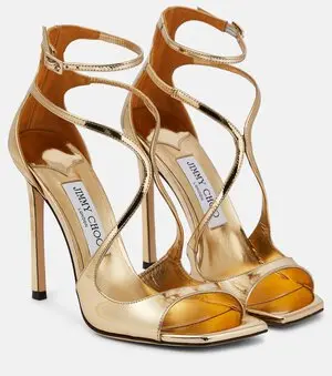 JIMMY CHOO Azia 110 Patent Leather Sandals