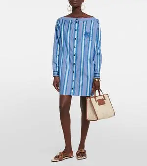 Etro Striped Mini Dress