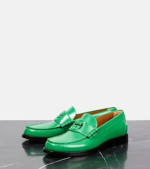 Gucci Interlocking G Leather Loafers